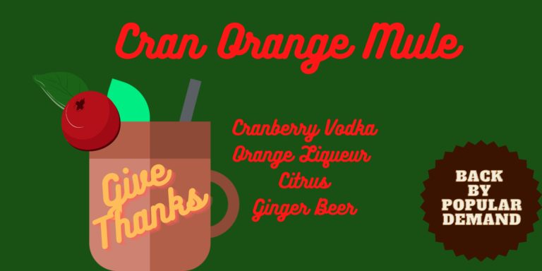 Menu | Zanies Rosemont Comedy Club